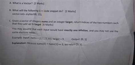 Solved B What Will The Following C Code Snippet Do 2