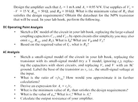 Solved PART DESIGN AND SIMULATION Consider The Circuit Chegg