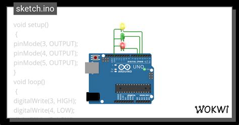 Traffic Light 2 Wokwi Esp32 Stm32 Arduino Simulator