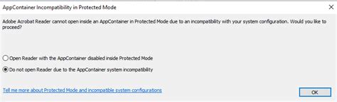 why am i getting an error message when i try to open a pdf attached to