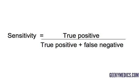 Statistics Sensitivity Specificity Ppv And Npv Geeky Medics