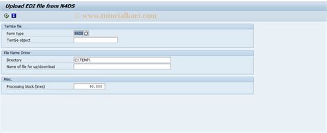PC00 M06 RPUTMSF0 SAP Tcode N4DS Download Temse File To XML