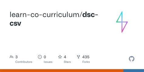 GitHub Learn Co Curriculum Dsc Csv