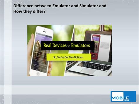 PPT Difference Between Emulators Vs Real Devices PowerPoint Presentation ID