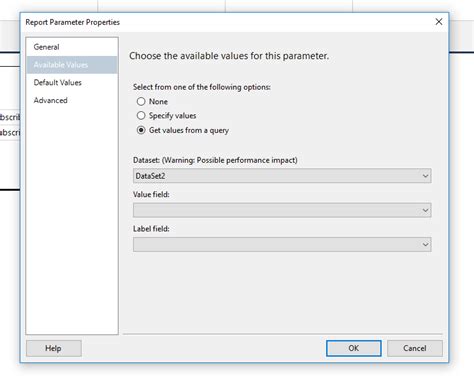 Reporting Services Drop Down List Of Month And Year For Parameter In Sql Server Stack Overflow