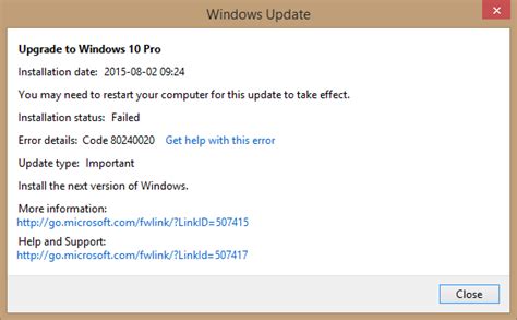 Windows 10 Error Code 80240020 System Center Dudes