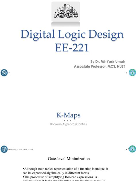 Lecture 25 Kmaps Pdf Logic Teaching Mathematics