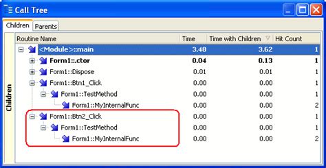 Tracing Call References Specifics Aqtime Documentation