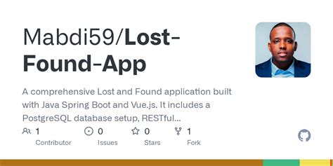 Github Mabdi59lost Found App A Comprehensive Lost And Found Application Built With Java