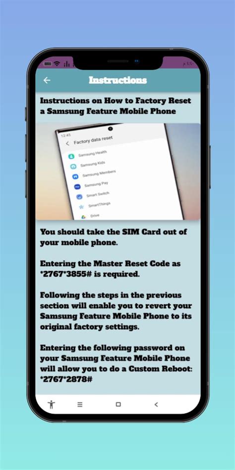 Samsung Factory Reset Code Apk For Android Download