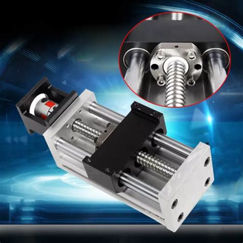 Kugelumlaufspindel Cnc Manuell Schiebetisch 100mm Linearantrieb Aluminum Neu Eur 97 00 Picclick De