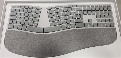 Microsoft Surface Ergonomic Keyboard Sc Bluetooth English Uk Us Hdwr Gray Supply Chain Indonesia