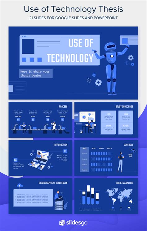 Use Of Technology Thesis Google Slides And PPT Template Powerpoint Design Templates