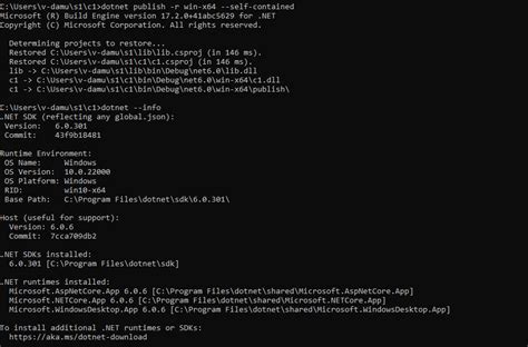 With NET SDK 6 0 300 Preview 22154 4 Warning NETSDK1179 Still Shows When Running Dotnet