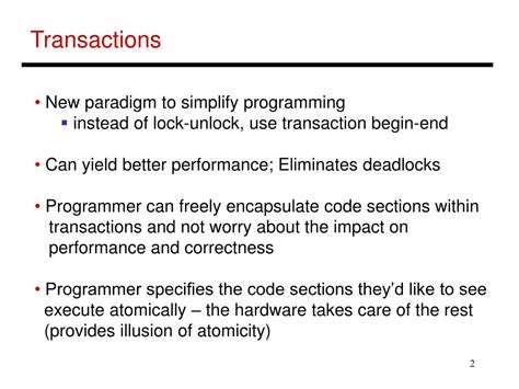 PPT Lecture 7 Transactional Memory Intro PowerPoint Presentation Free Download ID 519550