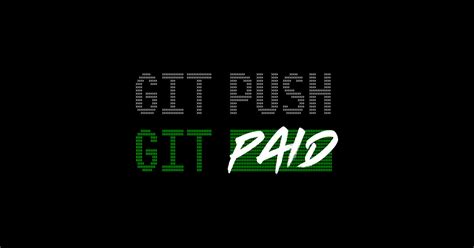 Git Push Git Paid Programmer Pillow Teepublic