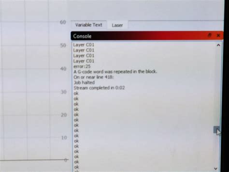 Grbl Error 25 G Code Error Grbl Lightburn Software Forum