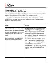 Understanding Implicit Bias Examples And Strategies For Course Hero