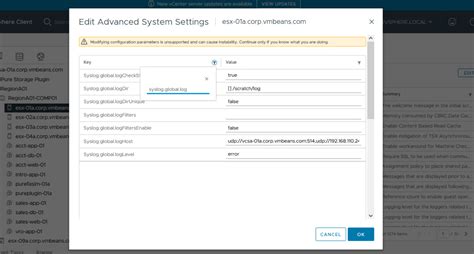 Configure Central Syslog Server On TCP Port