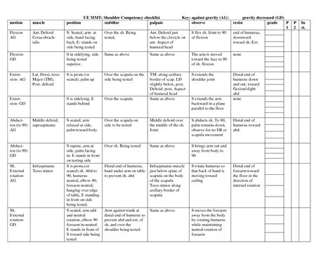 Mmt Levels Occupational Therapy Duflcy