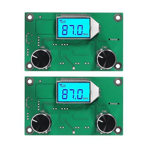 2 Pieces Digital Fm Receiver Module Radio Receiver Module Digital