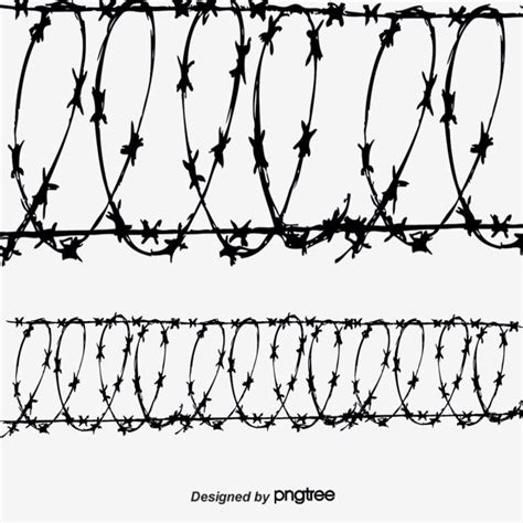 철 벡터 철조망 울타리 벡터 와이어 벡터 Png 일러스트 및 Psd 이미지 무료 다운로드 Pngtree Barbed Wire Barbed Wire
