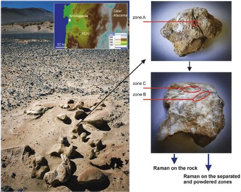 Sampling Site And The Sample Of The Halite Crust From The Atacama Download Scientific Diagram