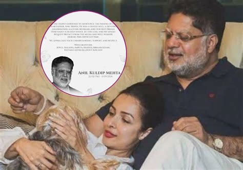 Malaika Arora Request For Privacy After Her Father Anil Mehta Demise
