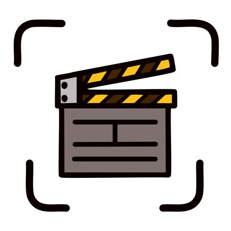 Clapboard Illustration Filled Design Icon Editable Outline 50543787 Vector Art At Vecteezy