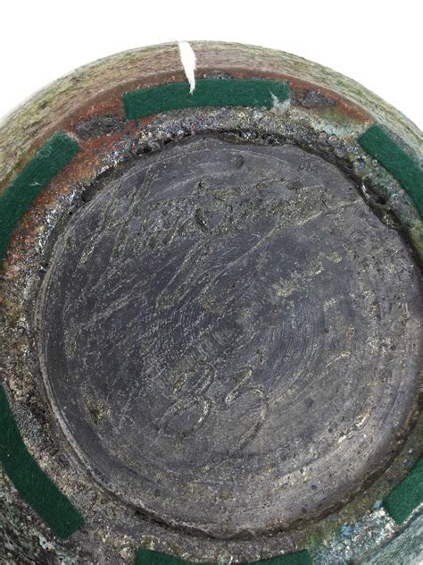 Lot Tom Krueger Signed Glazed Pottery Urn