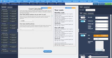 Zigaform Php Calculator And Cost Estimation Form Builder By Softdiscover