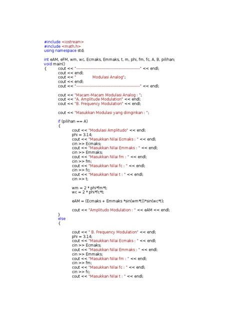 Include Include Using Namespace Int Void Pdf