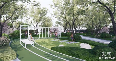 现代口袋运动健身区su模型下载【id 1140220408】 知末su模型网