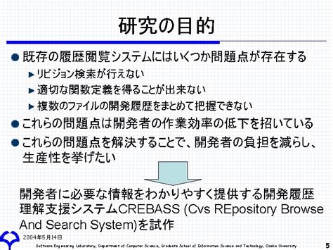 2004 514 Software Engineering Laboratory Department Of Computer