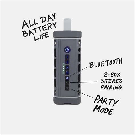 The Turtlebox Ranger Loud Outdoor Waterproof Bluetooth Speaker Turtlebox