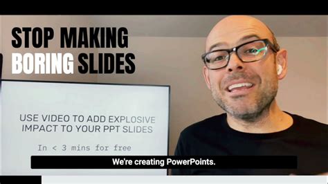 Stop Making Boring Slides Use Video Youtube