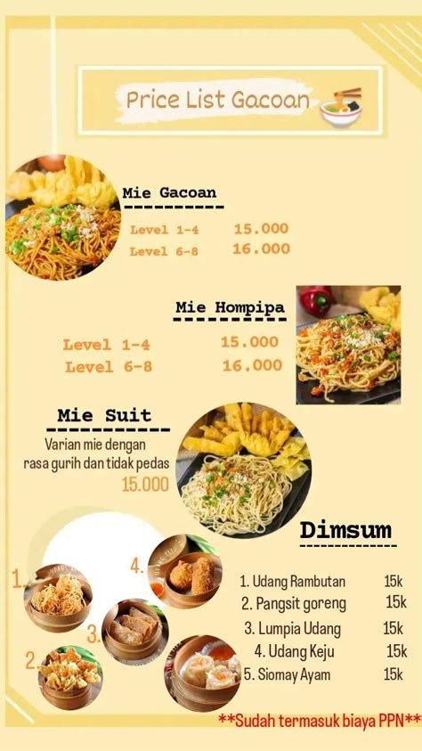Foto Menu Makanan Foto Menu Makanan