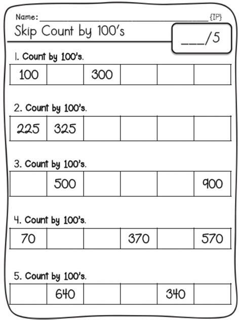 Free Skip Counting By 100 Worksheets Free Skip Counting By 100 Worksheets