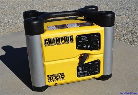 Champion W Inverter Generator Maintenance LoveYourRV RV Tips