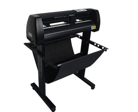 28 Inch 720mm Auto Contour Cutting Plotter Black Color