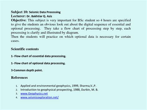 SOLUTION Lecture Seismic Data Processing Studypool