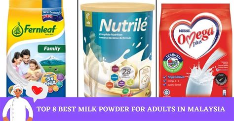 Top 8 Best Milk Powder For Adults In Malaysia 2025