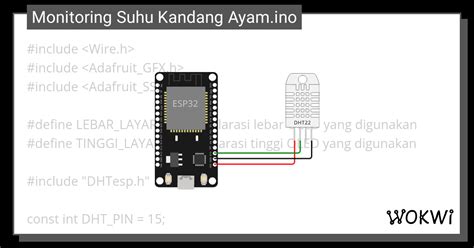 Monitoring Suhu Kandang O Wokwi Esp32 Stm32 Arduino Simulator