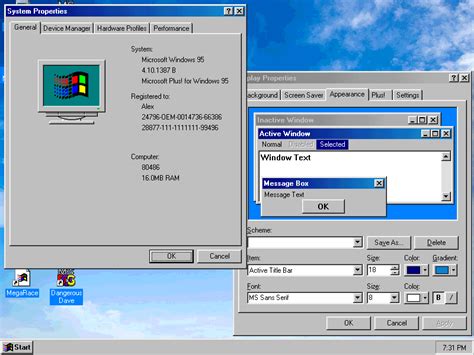 Gradient Title Bars In Windows 95 Osr2 Link In Comments Rwindows95