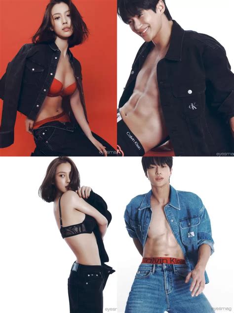 Go Min Si Dan Byeon Woo Seok Tampil Berani Dengan Balutan Calvin Klein
