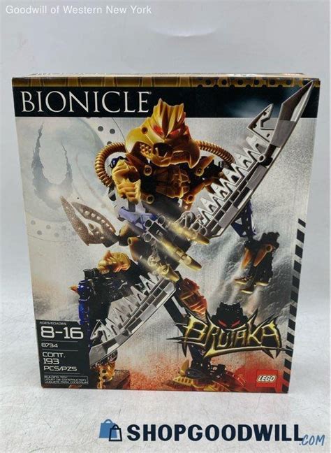 Factory Sealed Lego Bionicle Brutaka Build Set No 8734