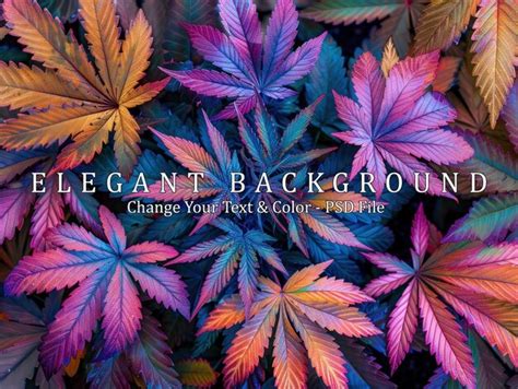 Vibrant Leaf Patterns Premium Ai Generated Psd