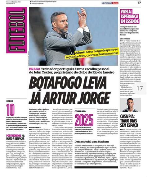 Contratação De Artur Jorge Pelo Botafogo é Destaque Em Portugal