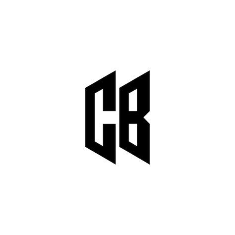 Premium Vector Cb Monogram Logo Design Letter Text Name Symbol Monochrome Logotype Alphabet