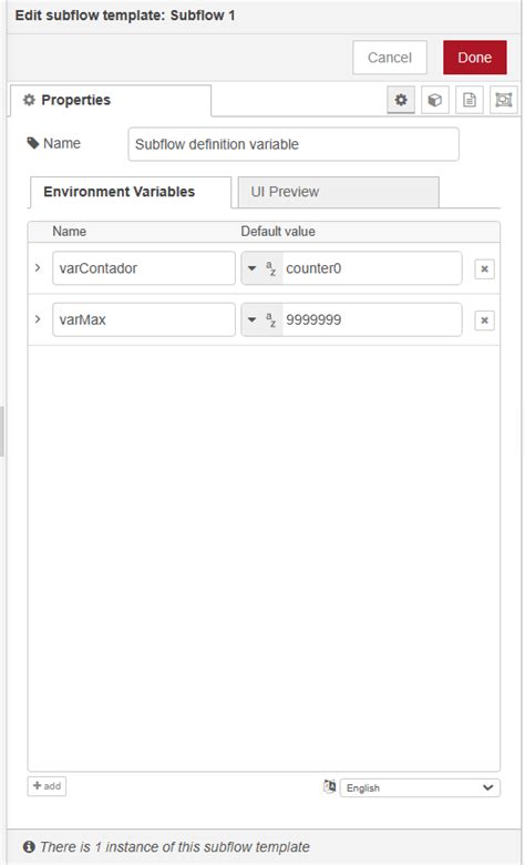 How To Pass Flowgetvariable To Subflow General Node Red Forum